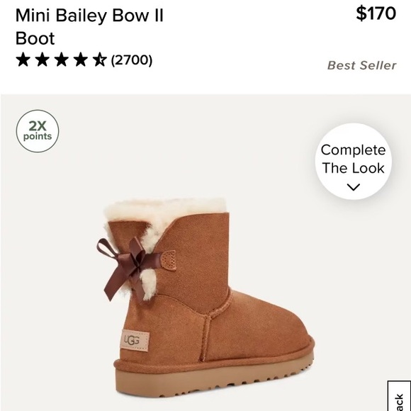 UGG | Shoes | Ugg Mini Bailey Bow Boot | Poshmark